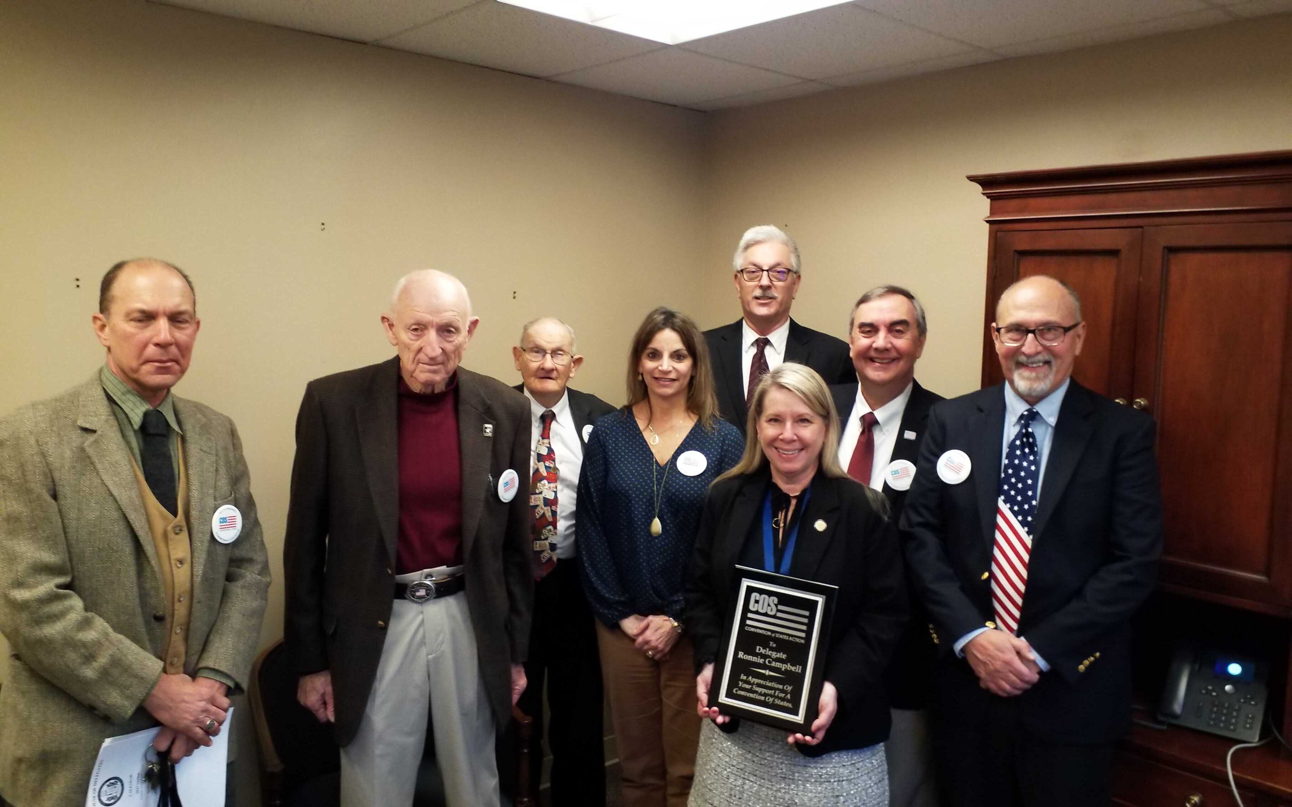 Posthumous Thanks to Former Legislative Patron of Convention of States ...