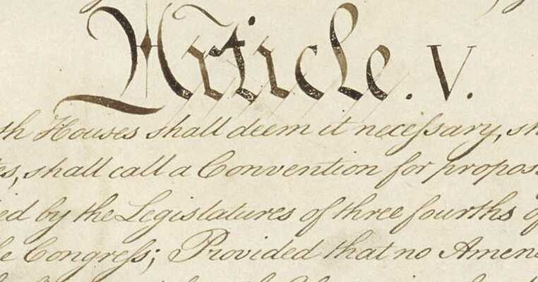Article V vs Constitutional Convention - COSAction